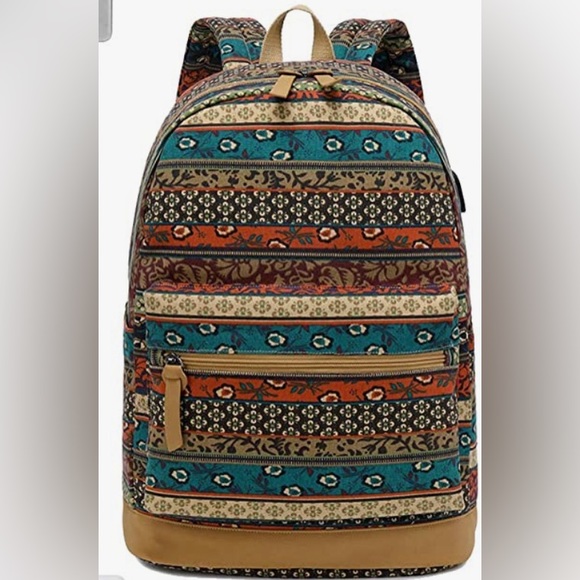 None | Bags | Bohemian Waterproof Laptop Backpack For Womengirls ...
